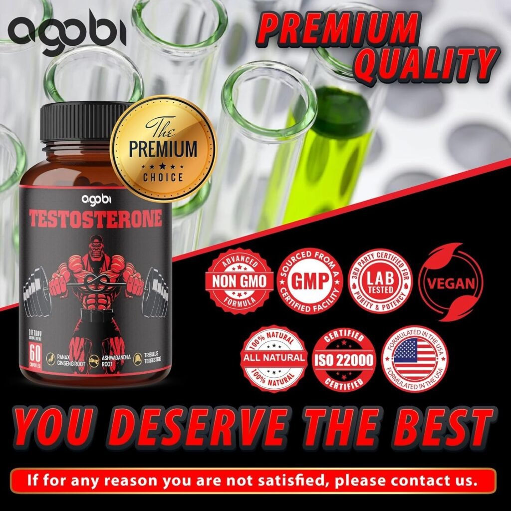 Agobi Testosterone Supplement for Men - 60 Capsules – WHITE CLOUD BD