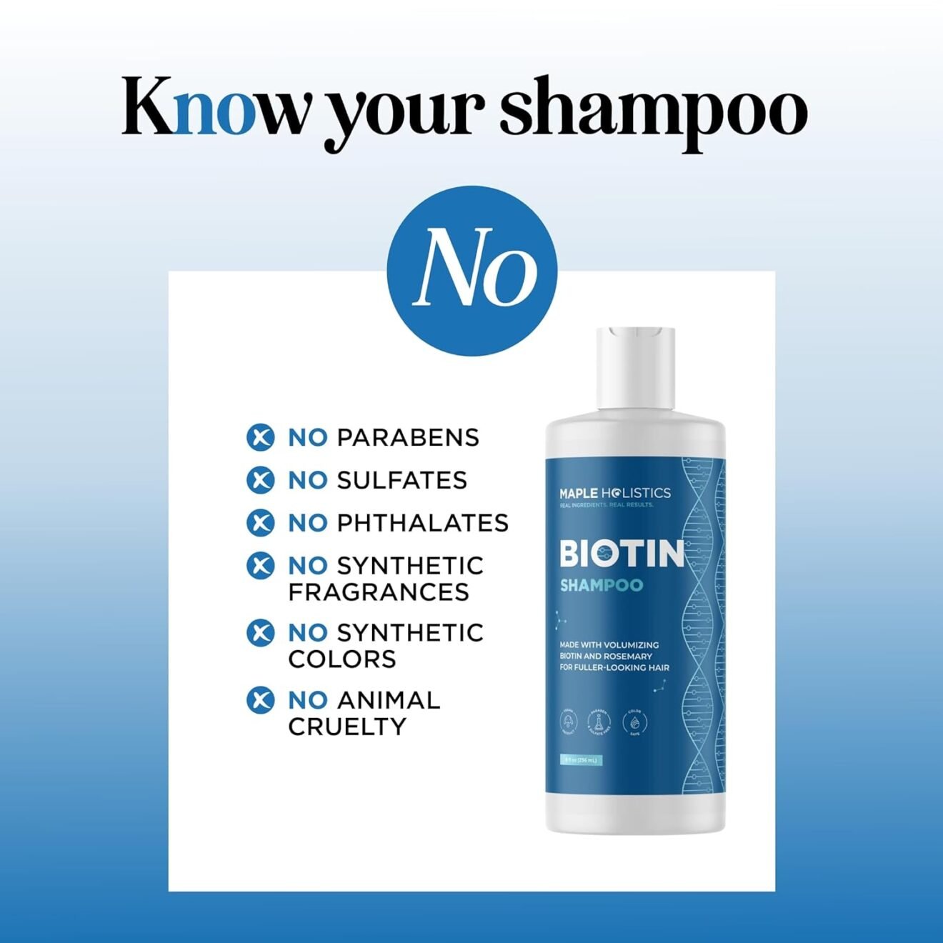 Maple Holistics Honeydew Biotin DHT Blocking Shampoo - 236ml