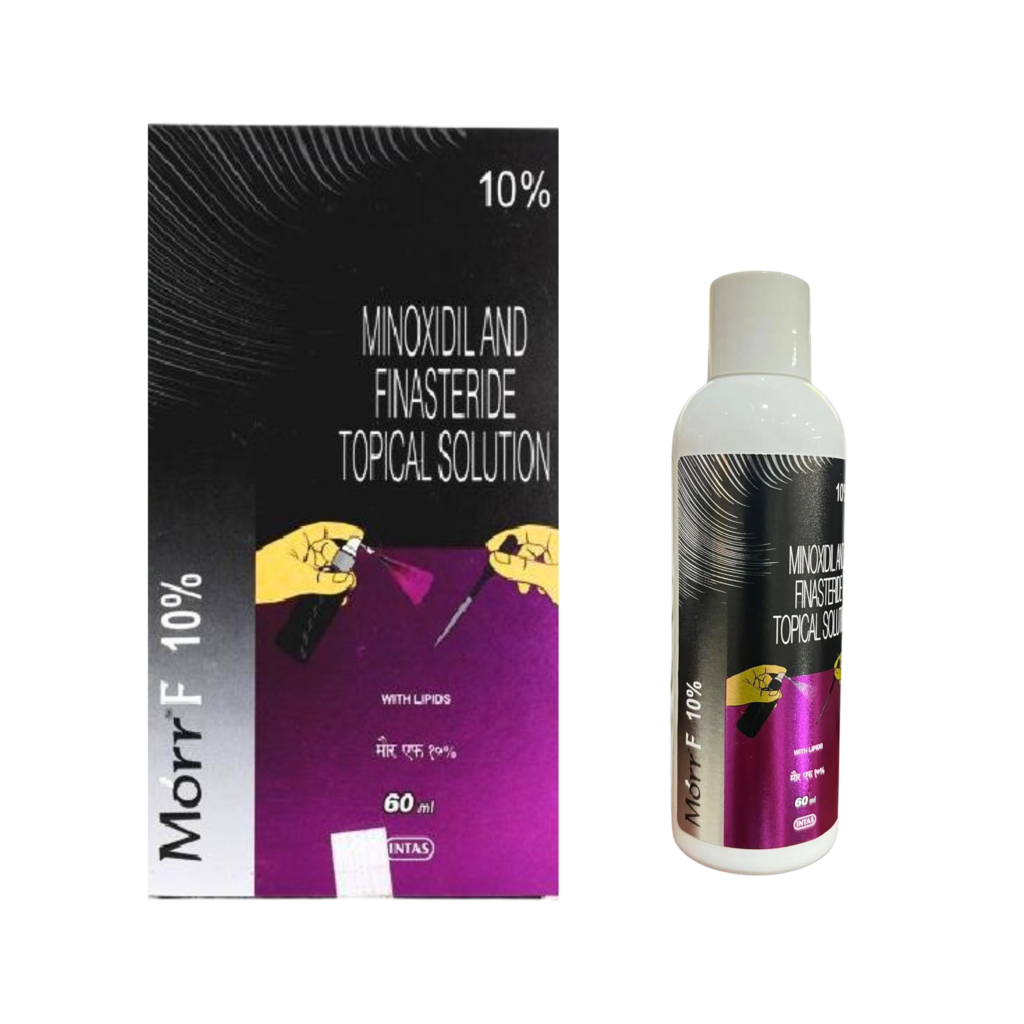 Morr F 10% Minoxidil & Finasteride Topical Solution – 60ml – WHITE CLOUD BD