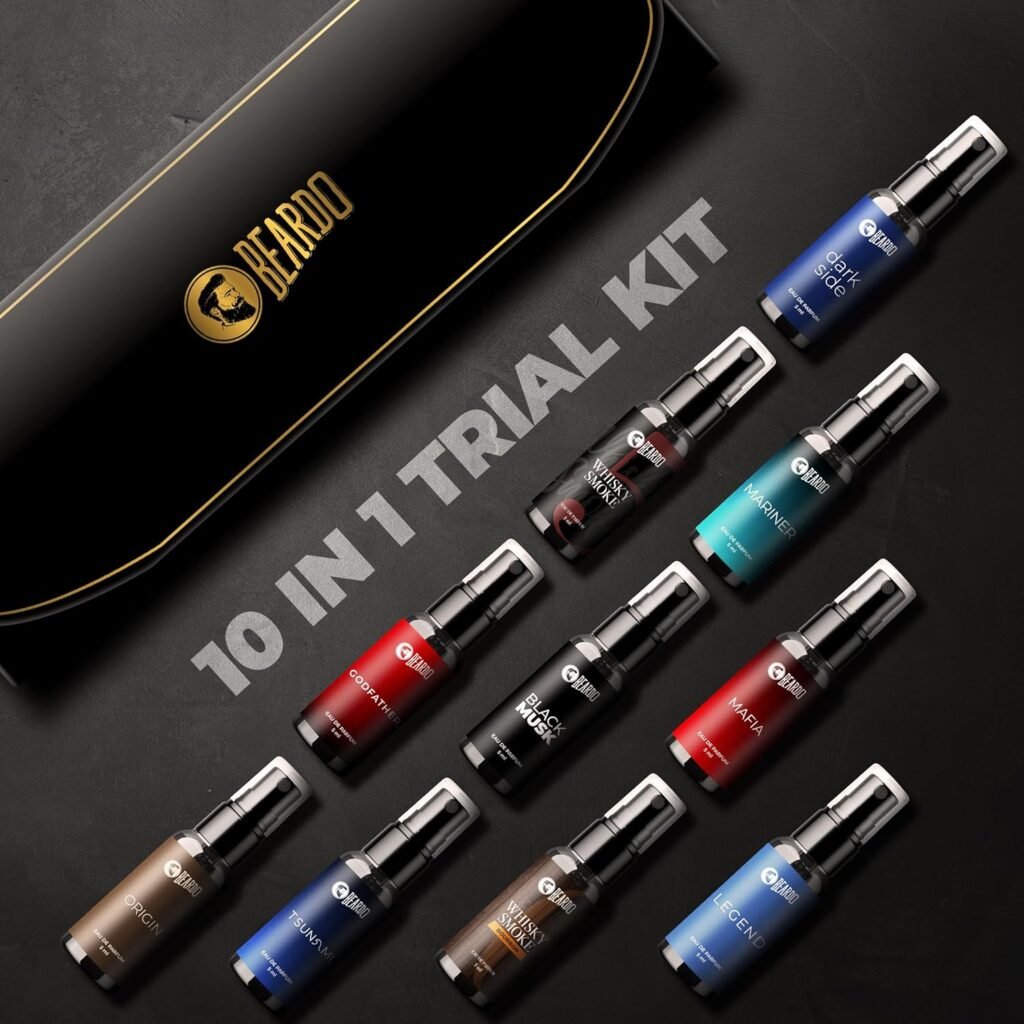 Beardo Mini Perfume Trial Kit - 10 x 5ml | EDP – WHITE CLOUD BD