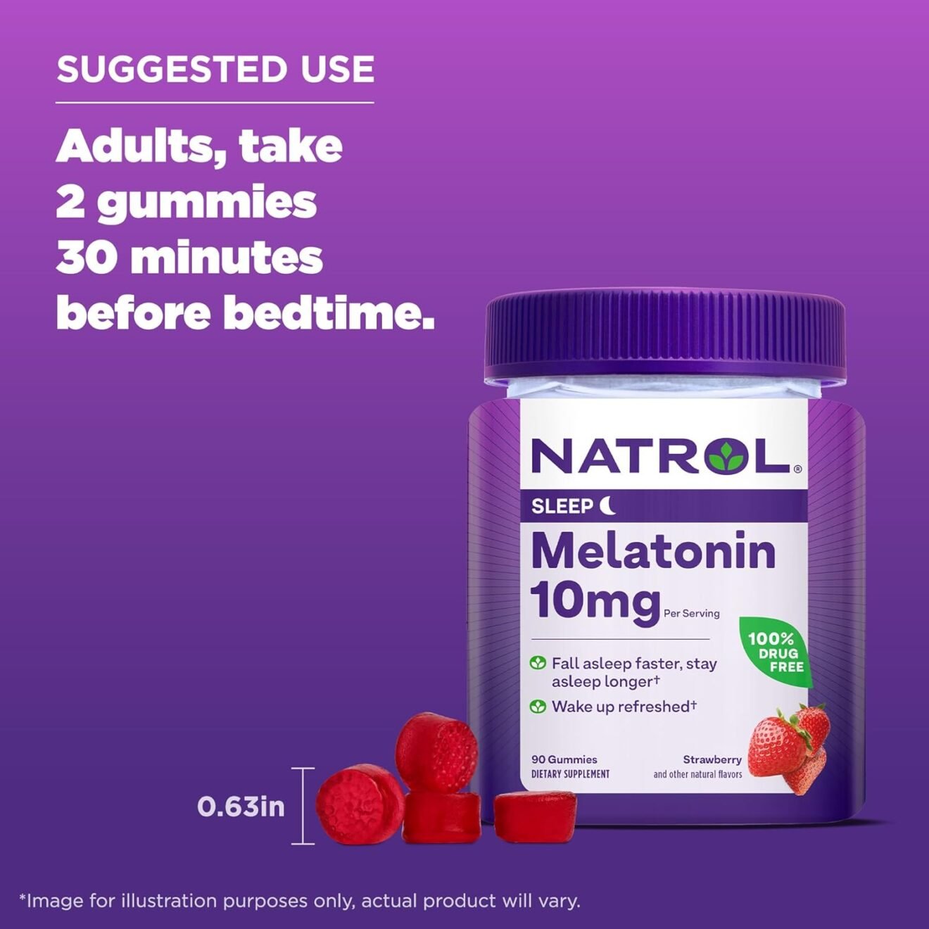 Natrol Melatonin 10mg Gummies – WHITE CLOUD BD