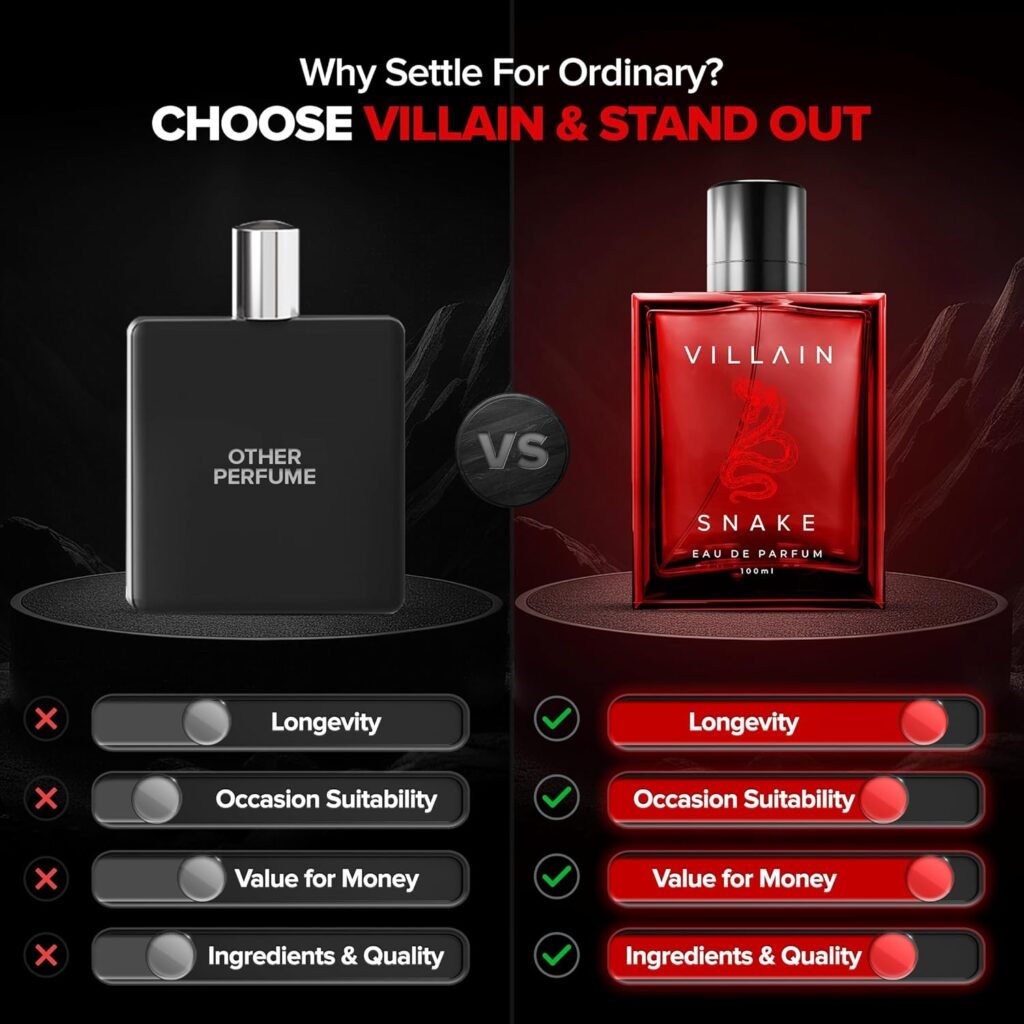 Villain Snake Luxury Perfume for Men - 100ml – WHITE CLOUD BD