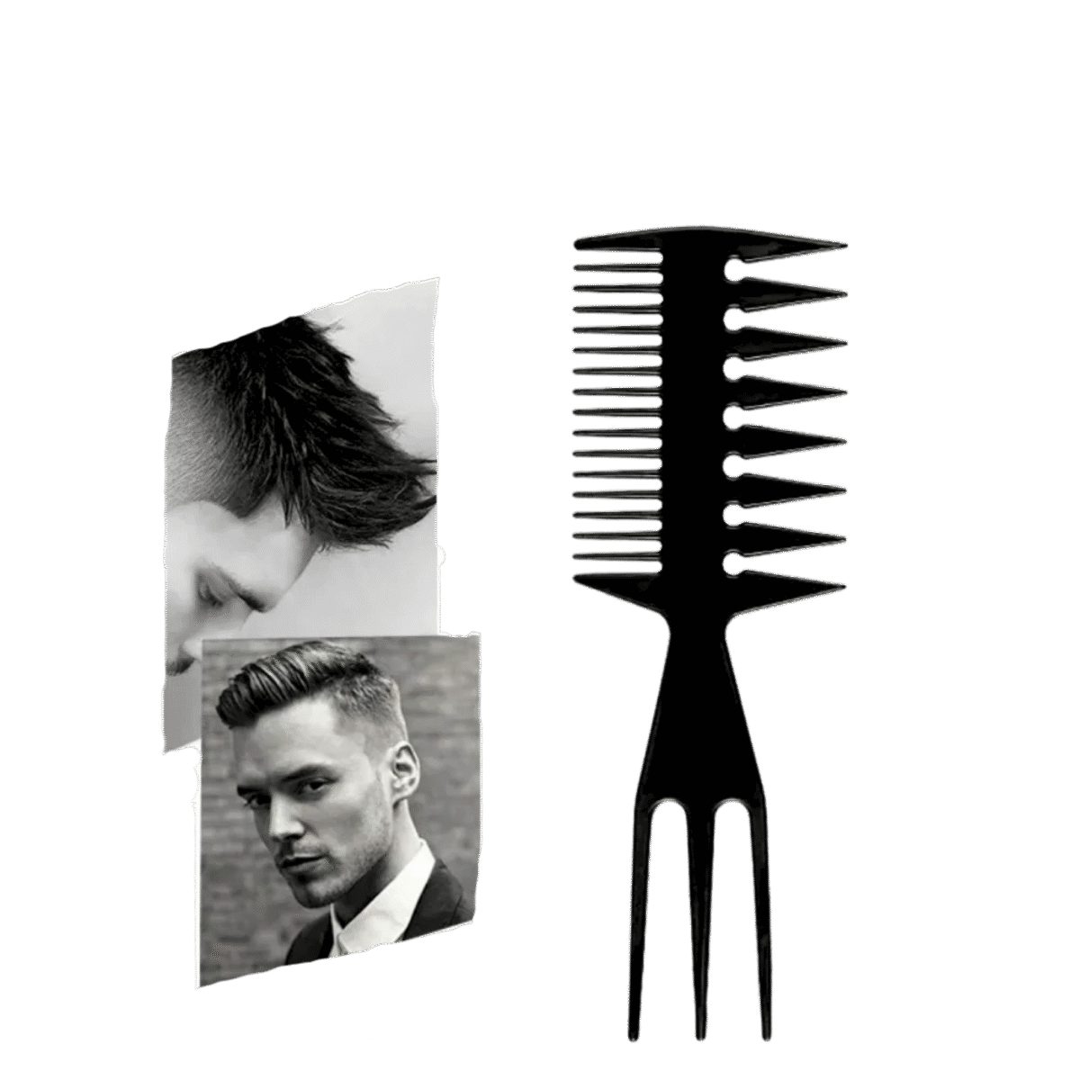Double Sided Styling Tooth Comb – WHITE CLOUD BD