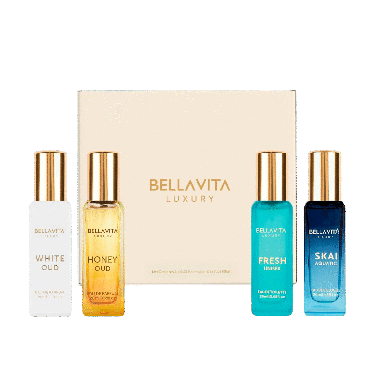 BellaVita Luxury Unisex Cologne Gift Set – WHITE CLOUD BD
