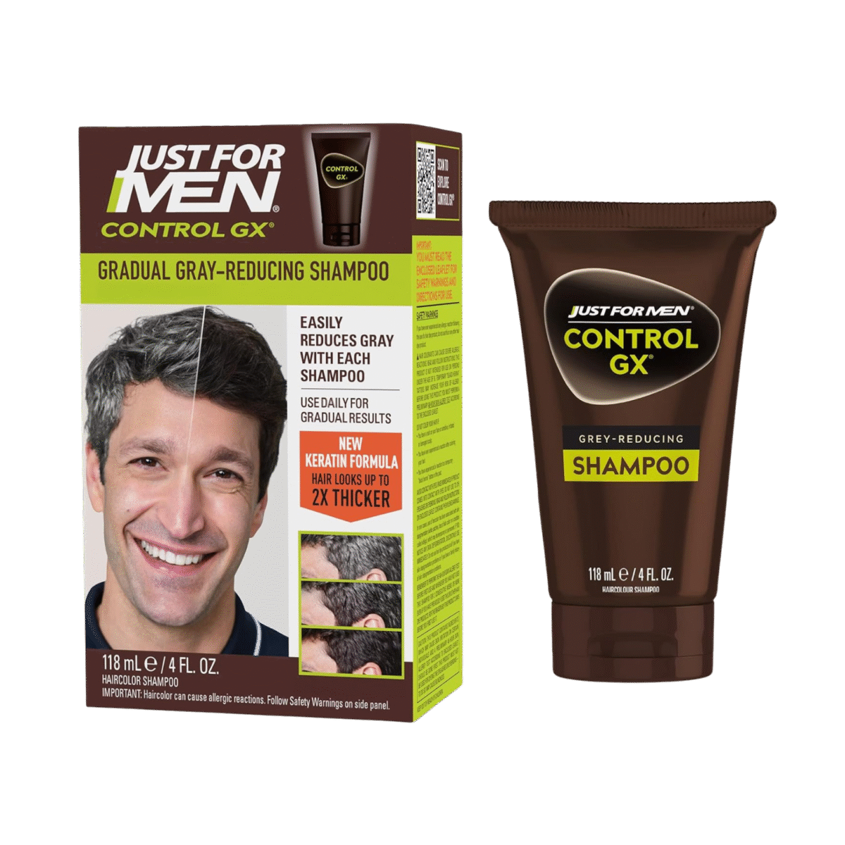 Just For Men Control GX Grey Reducing Shampoo - 118ml – WHITE CLOUD BD