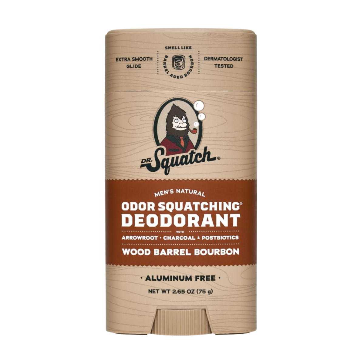 Dr. Squatch Natural Deodorant – 75gm | Wood Barrel Bourbon