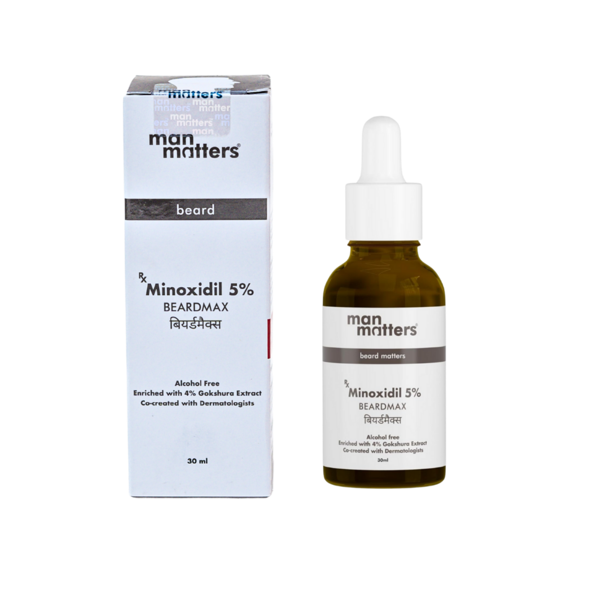 Man Matters Beardmax Minoxidil 5% - 30ml | Alcohol-Free – WHITE CLOUD BD