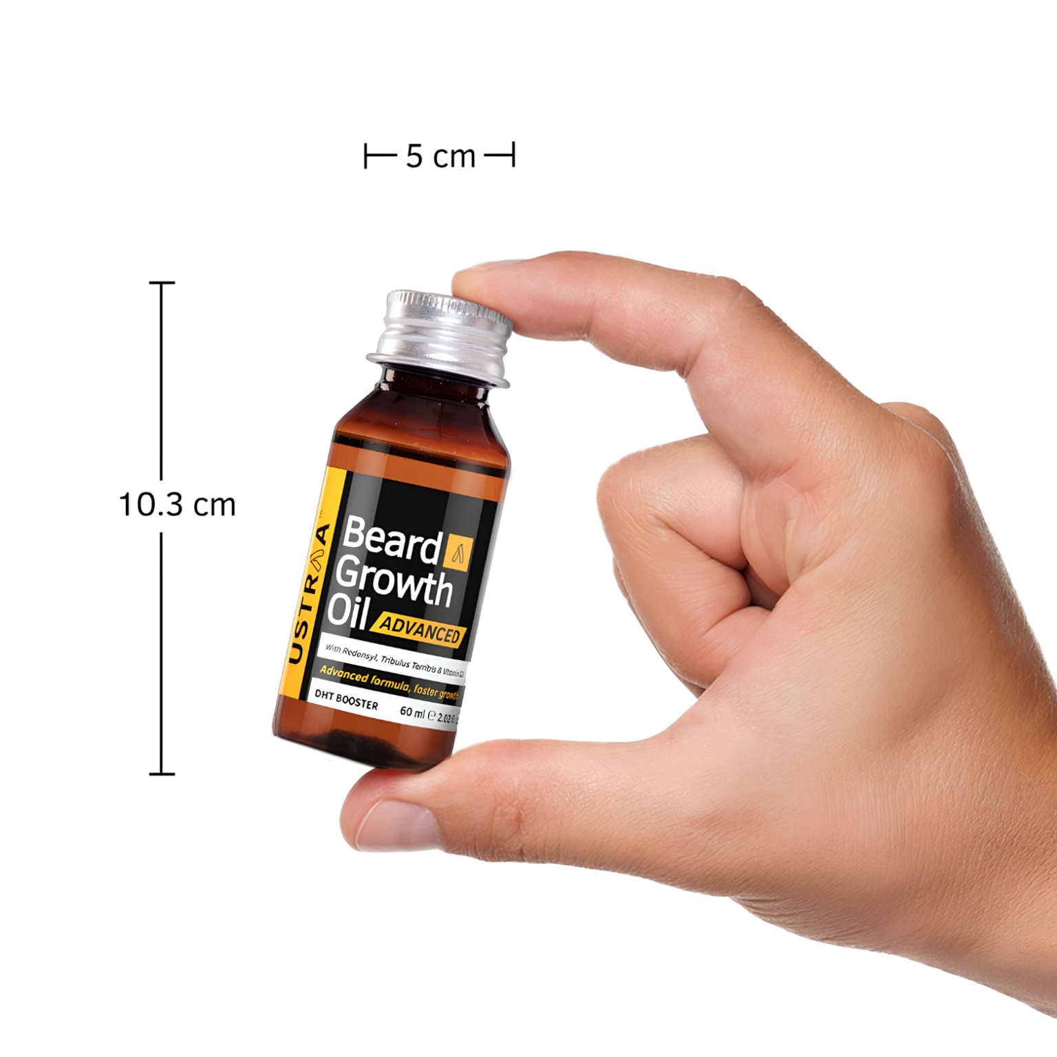 Ustraa Advanced Beard Growth Oil – 60ml – WHITE CLOUD BD